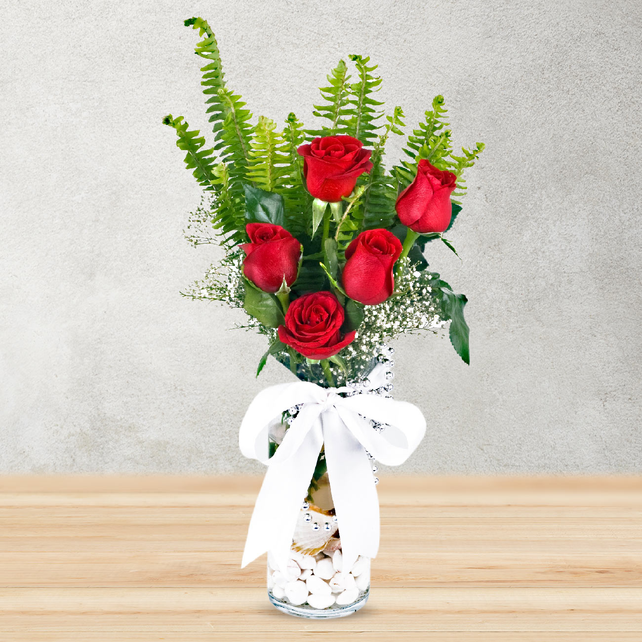 Send flowers Turkey, 5 Red Roses from 10USD
