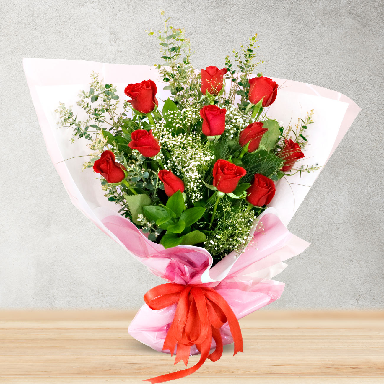 Send flowers Turkey, 11 Red Roses Bouquet from 13USD