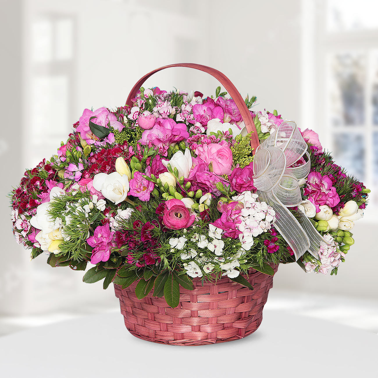 Send flowers Turkey, Wildflowers in Basket from 38USD