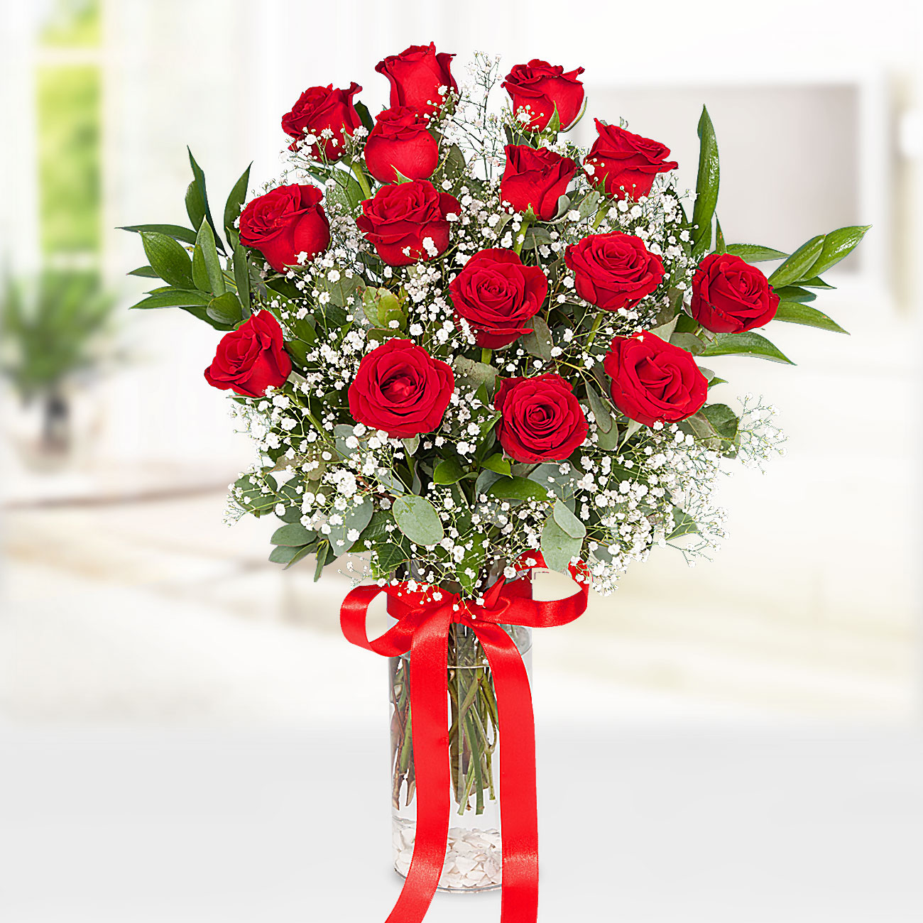 Send flowers Turkey, 15 Red Roses from 14USD
