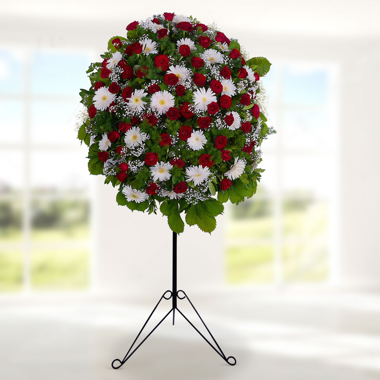 Send flowers Turkey, Red Rose Basket Stand from 72USD